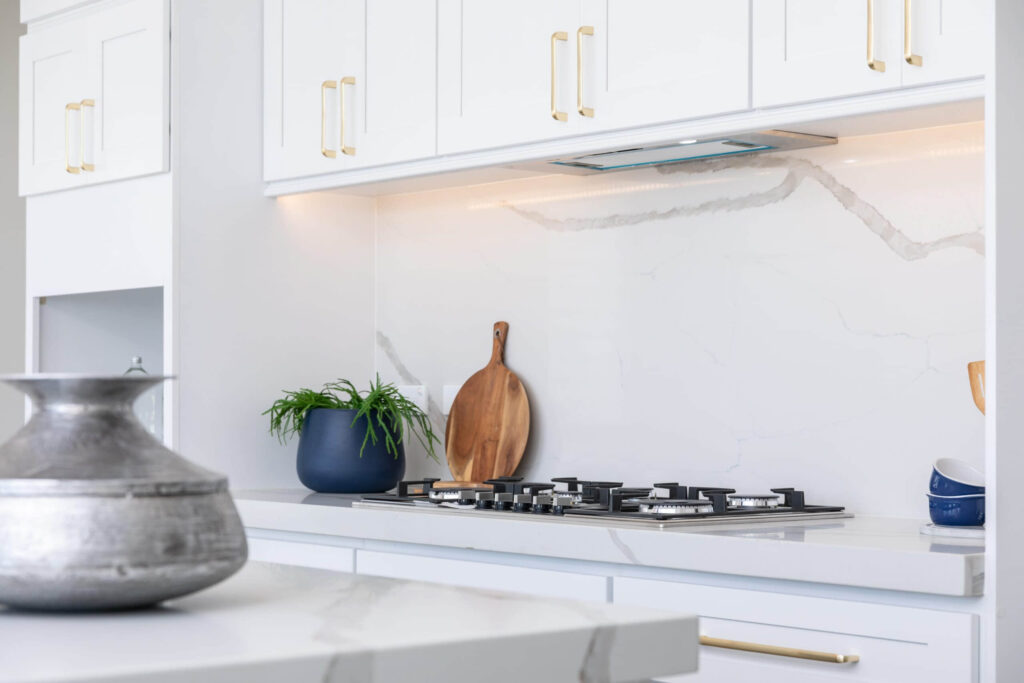 Carrara Marble Engineered Stone Benchtop - Jerry Kitchen & Bath Ltd