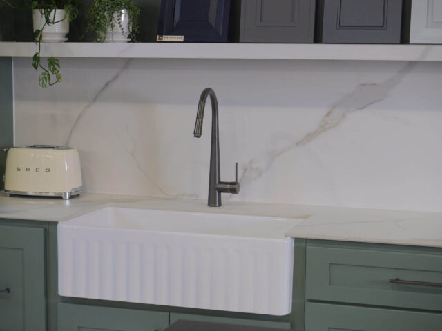Luxury Kitchen Butler Sink 760x459mm - Ceramic White Glazed - KB7459 ...