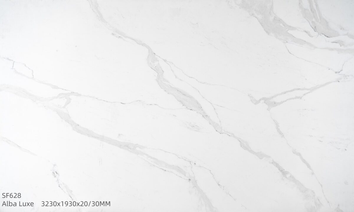 Silica-Free Engineered Stone Alba Luxe SF628 - Jerry Kitchen & Bath Ltd